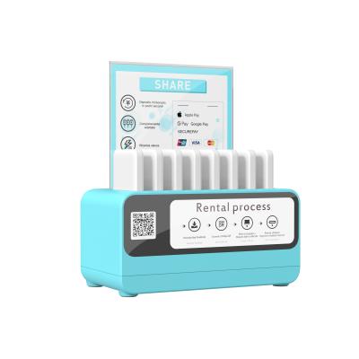 China 5000mah 8pcs compartilhou de bancos que do poder E1008 fazem a varredura de QR para alugar à venda
