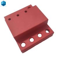 China Switch Type Lightning Arrester Plastic Enclosures PA66 Red Injection Molding 20 Years Experience for sale