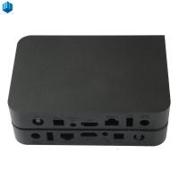 China Custom Injection Molding Data Converter Square Plastic Housing Black 35000 Shots for sale