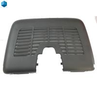 China Black ABS Injection Molding Grid Shell Cover Plastic Parts 100mm Custom for sale