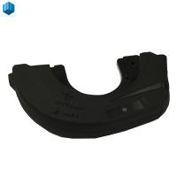 China Black ABS Injection Molding Half Round Plastic Case 100mm Custom Electronics Enclosure for sale