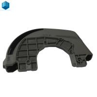 China Black ABS Injection Molding Half Round Plastic Case 100mm Custom Electronics Enclosure for sale