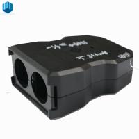 China Custom ABS Plastic Enclosure Black Outer Box Injection Molded 30000 Shots for sale