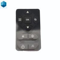 China Black Remote Control Button Injection Moulding Products ABS Customizable 35000 Shots Mold Life for sale