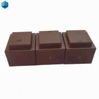 China Brown Rectangular Box Plastic Injection Molded Product 35000 Shots PC Material for sale