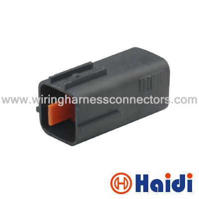 China Female Size OEM Car Cable 4 Wire Harness Connector 4 Way PA66 + GF Housing 6195-0018 for sale