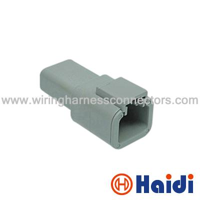 China 2 Pin MalePA66 GF30 Connector  Sealed For Construction Machinery DTP04-2P for sale
