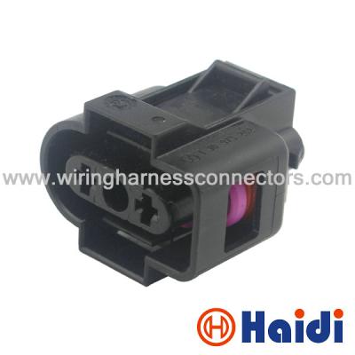 China 2 Pin Electrical Wire Harness Plug Connectors Black For Tyco 1j0 973 202 for sale