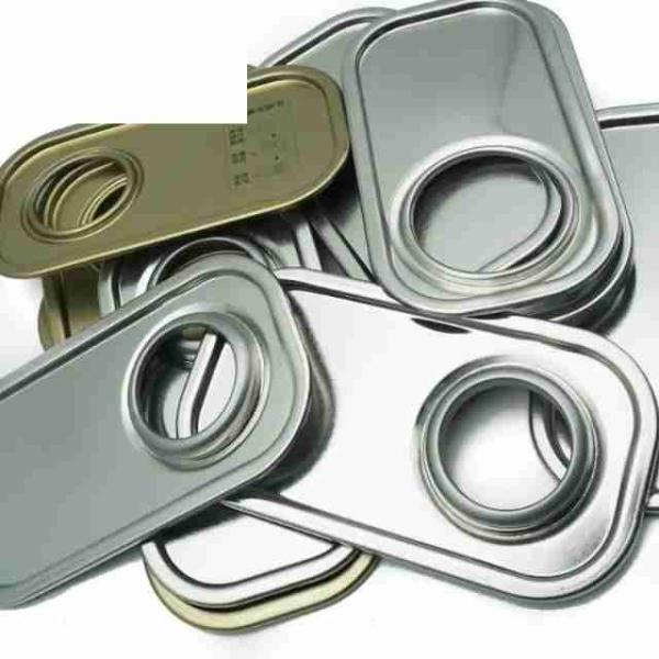 Quality Tinplate Ring Cover Paint End And Shell For Irregular Shape Cans for sale