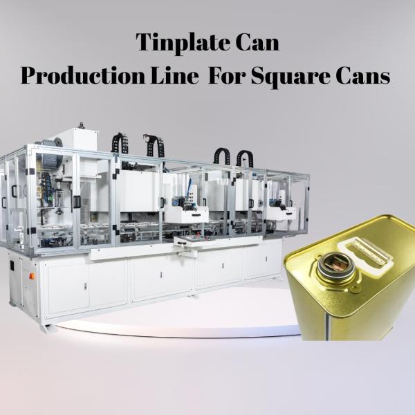 Quality Big Square Cans Production Line Expansion Beading Flaning Bottom Seaming Top Seaming for sale