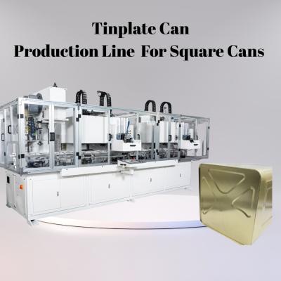 China 30 Cpm Big Square Cans Production Line 18l 30CM for sale