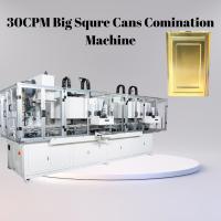Quality 18 Liter Square Can Comination Machine Bottom And Top Seaming for sale
