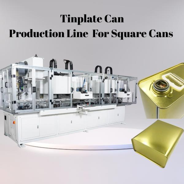 Quality 18 Liter Square Can Comination Machine For Bottom And Top Seaming for sale