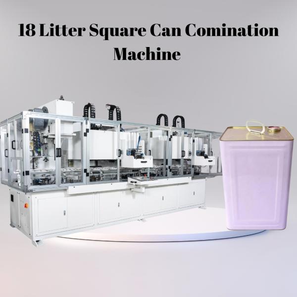 Quality 30cpm Big Square Cans Comination Machine Beading 30CM for sale