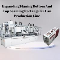 Quality Expanding Flaning Bottom And Top Seaming Rectangular Can Production Line for sale