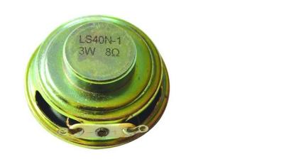 China 40MM LS40N-1 magnetic speaker 8 ohm 3W high quality.speaker .loudspeaker; reproducer; horn.loudhailer; for sale