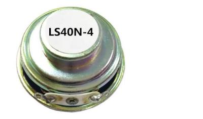 China LS40N-4 type magnetic pot bright 4 ohm 3W   high quality.speaker .loudspeaker; reproducer; horn.loudhailer; for sale