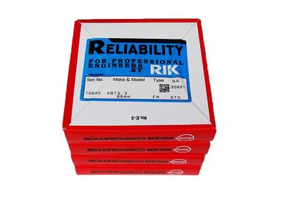 Cina 17211 componente del motore di Anello pistone RIK Isuzu 4jg2 per l'escavatore Kit in vendita