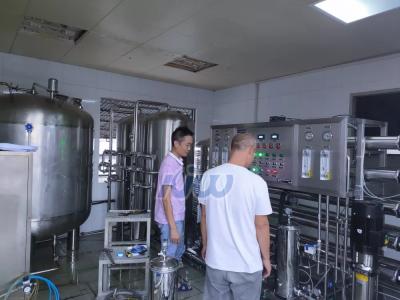 China Controle UV do sistema PLC da purificação de água do RO da desinfecção 30t/h à venda