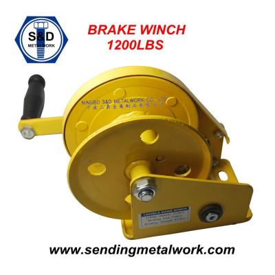 China Hand Winch 1200lbs Trailer Winch Boat Winch Brake Winch for sale