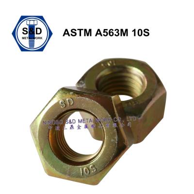 China Nut Heavy Hex Structural Nut ASTM A563M Carbon Steel and alloy steel for sale
