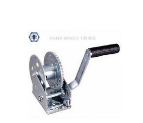 China 1000kg Hand Winch Zinc Plated for sale