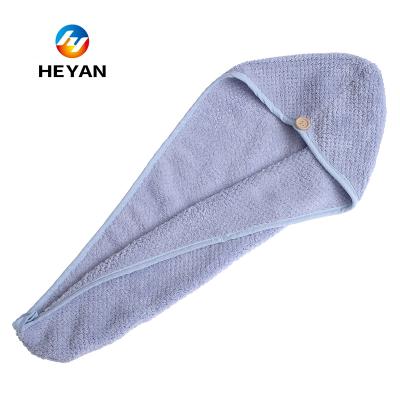 China Hot wholesale QUICK DRY Pineapple-pattern microfiber hair drying hat towel turban for sale