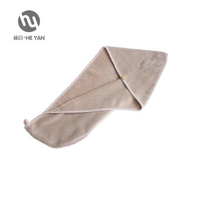 China Hair Drying Towel Headwear QUICK DRY Turban for sale