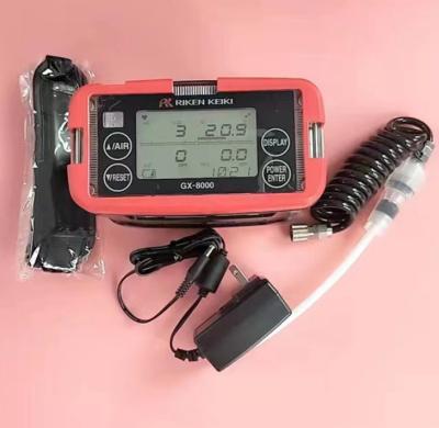 China Detetor de gás Riken Keiki Gx-8000 LEL CO H2S O2 -20- 50°C Temperatura de funcionamento à venda