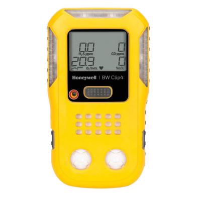 China Honeywell Portable Multi Gas Detector BWC4-Y-N BW Clip4 O2 CO H2S LEL Portable Gas Detector With Pump for sale
