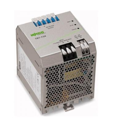 China WAGO 787-734 787-885 Original Fornecimento de energia em modo comutado 24 VDC Tensão de saída 20 A Corrente de saída à venda