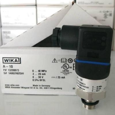 China Industrial Environments Wika Pressure Transmitter A-10 Measuring Medium Gases / Liquids OEM ODM for sale
