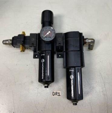 Cina F74H-4AD-AD0 Norgren Excelon Hi-Flow Coalescing Filter 1/2" NPT con indicatore meccanico, scarico automatico, scodella di metallo in vendita