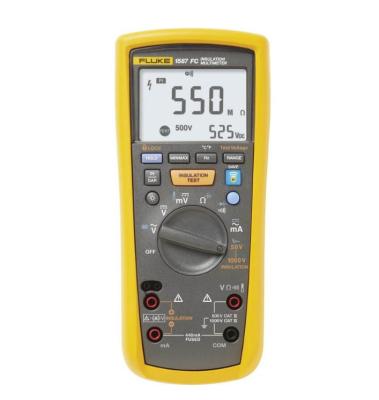 China Fluke 1587 FC Insulation Multimeter Durable Frequency Overload Protection 107 V Hz for sale