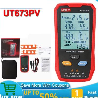 China UNI-T UT673PV Solar MPPT Meter Large LCD Display 52 * 66mm and ODM Support for Customization for sale