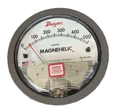 China Brand New Original Genuine D Wyer- Mechanical Differential Pressure Gauge MAGNEHELIC Differential Pressure Gauge 0-500 Pa for sale