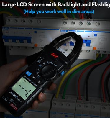 China AC current Digital Clamp Meter 600A CM83A+ Digital Clamp Meter Automatic Range True RMS High Precision Clamp Meters for sale