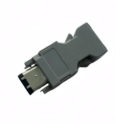 China Fuji Small Power Encoder Cable with 6 Conductors 80℃ Rated Temperature and ≥85% Shield Coverage Servo Harness for sale