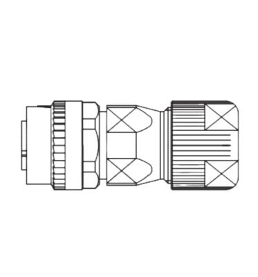 Cina DDK 10-Core Filettato CM10-SP10S CM10-AP10S Spina Aviazione in vendita