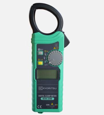 China Kyoritsu 2200 AC Digital Clamp Meter AC/DC/Ω 1000A KEW 2200 Stock for sale