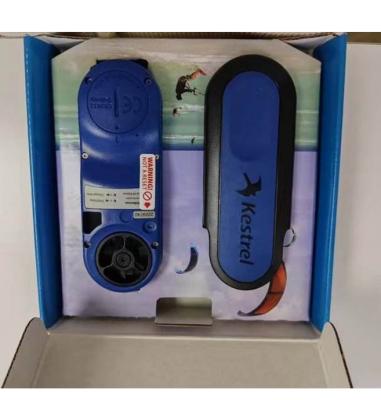 China Medidor de vento/anemômetro de bolso Kestrel 1000 com LCD refletivo, atualizações a cada 1 segundo, desligamento automático, azul à venda