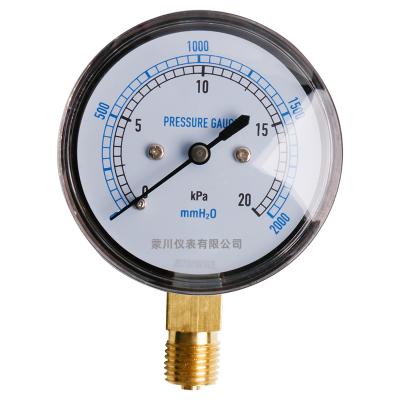 China 1.5 Lbs NPT Thread Delta Pressure Gauge for sale