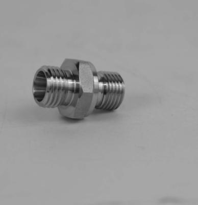 China Swagelok Type Stainless Steel 316 High Pressure Forged Zinc Plated Hex Coupling 1/4 Inch 3/8 Inch NPT Male Water Pipe Fittings for sale