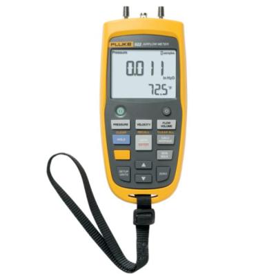 China Fluke 922 Airflow Meter and Micromanometer with Differential and Static Pressure, Bright Backlit Display, and 99 Point Data Storage for sale