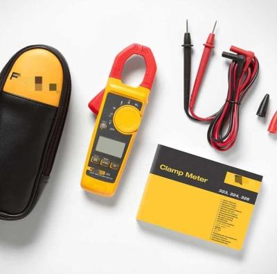 China Fluke 325 True RMS Clamp Meter Digital Multimeter with 600V and 40A/400A Current Measurement for sale