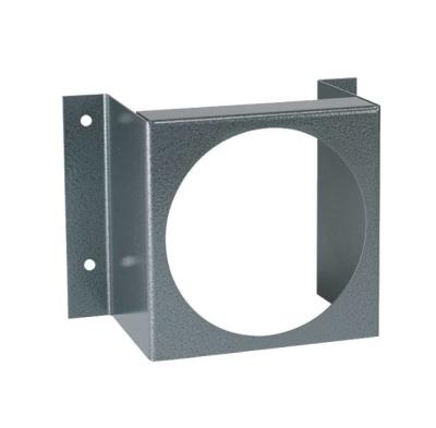 China Stainless Steel Mounting Bracket for Pressure Gauge with Flush Mount and Gray Hammerloid Epoxy Finish for sale