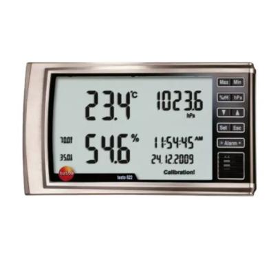 China Testo 622 Thermohygrometer and Barometer with Air Temperature Pressure RH Measurement Alarm Alerts and Table Wall Mount for sale