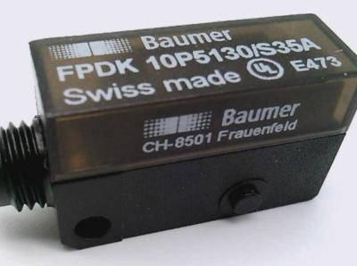 China Baumer FPDK 10P5130/S35A Photoelectric Retro-reflective Sensor with Pulsed Red LED 3.5 m Range and M8 4-pin Connector for sale