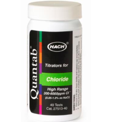 China hach Chloride QuanTab Test Strips, 30-600 mg/L，Product Number: 2744940 for sale