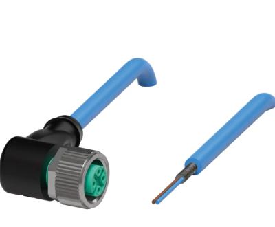 China Pepperl + Fuchs NAMUR Female Cordset M12 Cable Connector 2-pin with IP66/IP68/IP69 Protection for sale